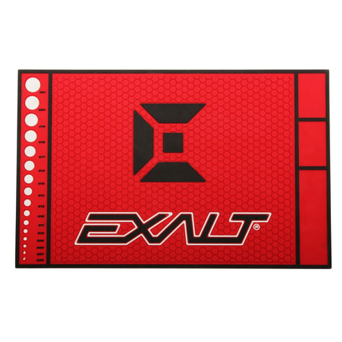 Exalt HD Rubber Tech Mat - Fire Red – The Paintball Factory