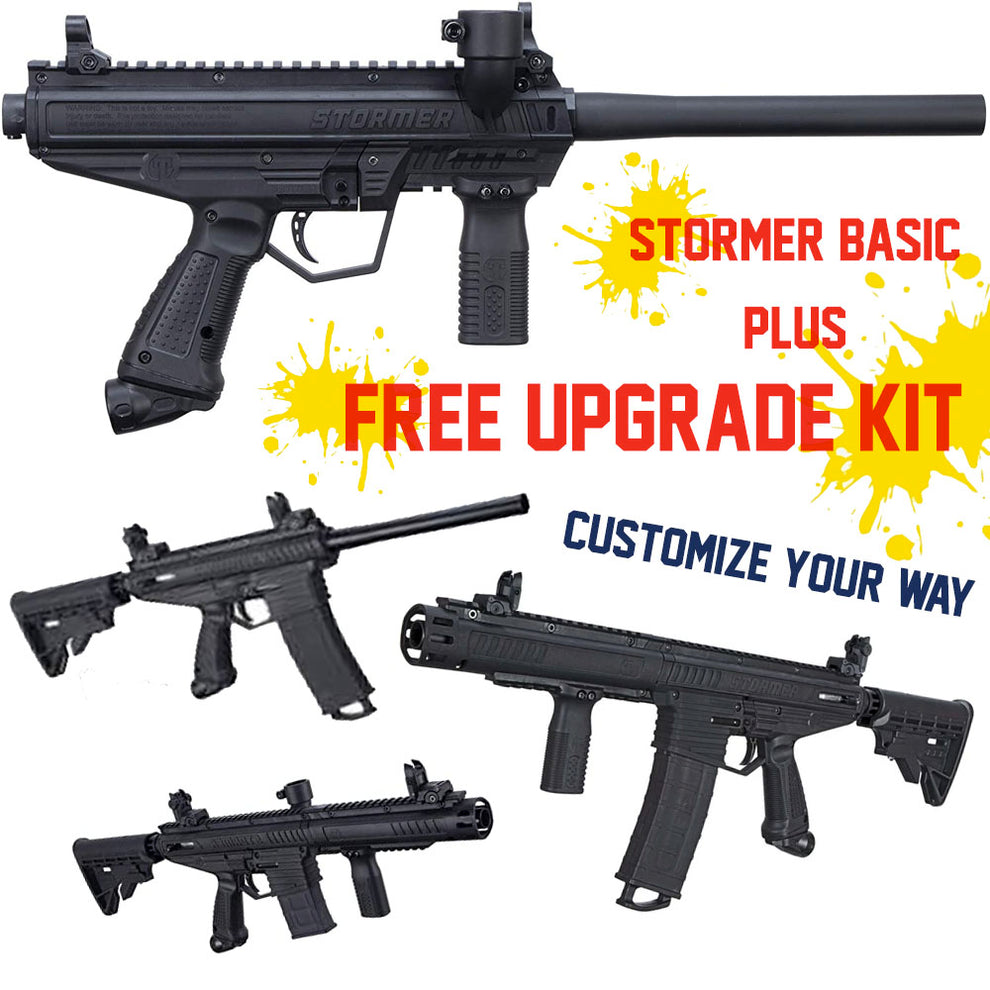 Tippmann Stormer Basic with Elite Upgrade Kit – The Paintball Factory